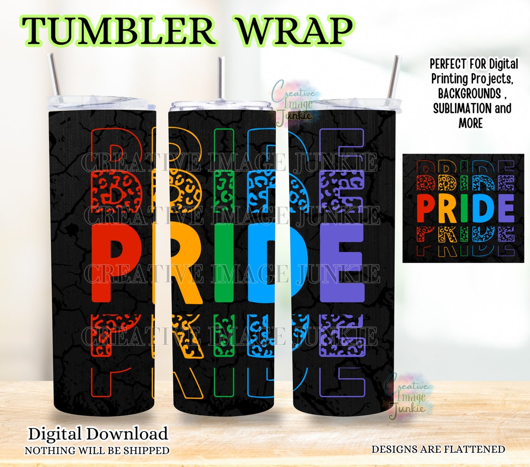 Pride Tumbler Wrap, Lgbtq Png, 20oz Sublimation Tumbler Wrap, Lgbtq ...
