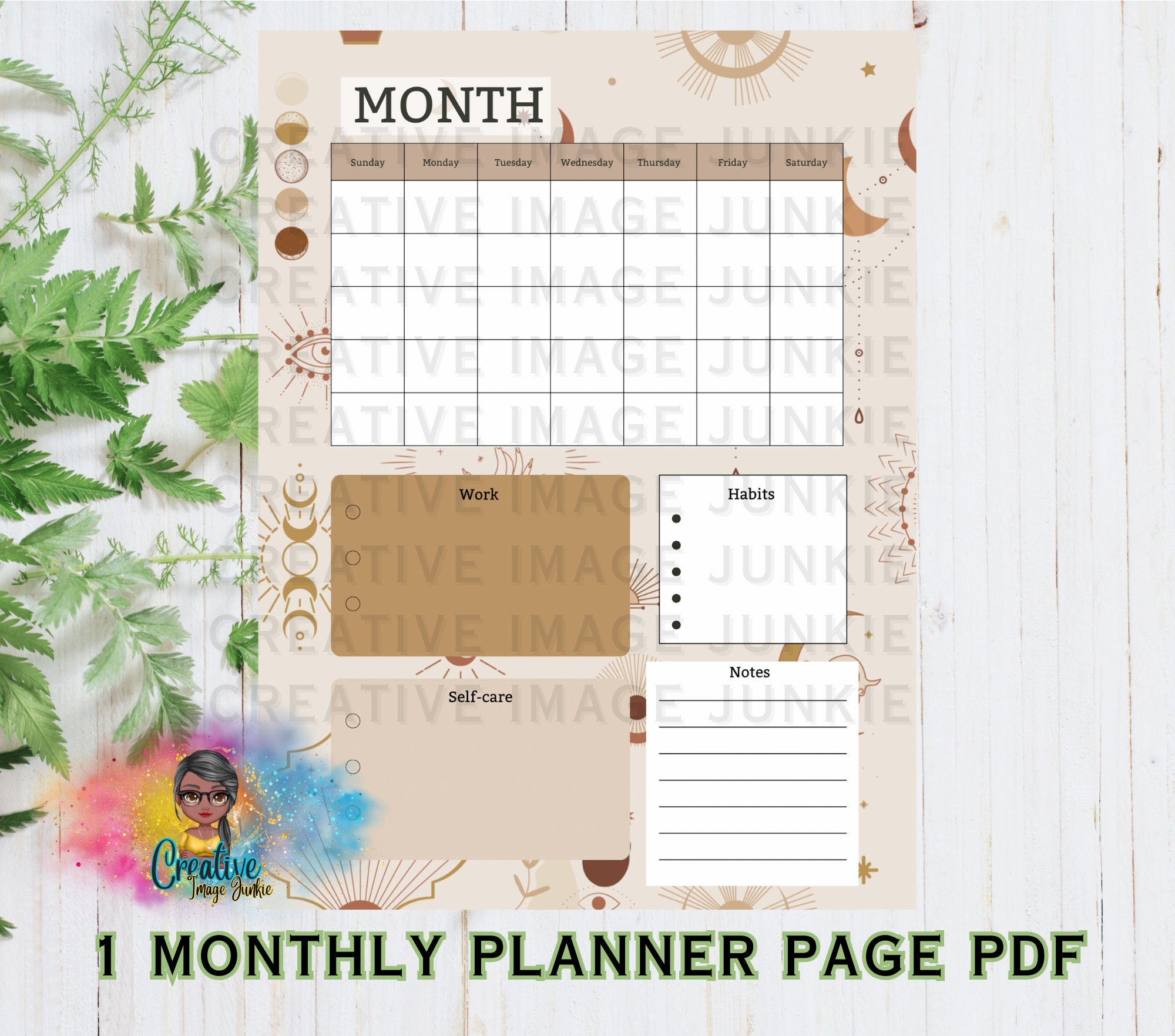 Digital Planner, Printable Digital Planner, PDF Digital Planner Pages ...