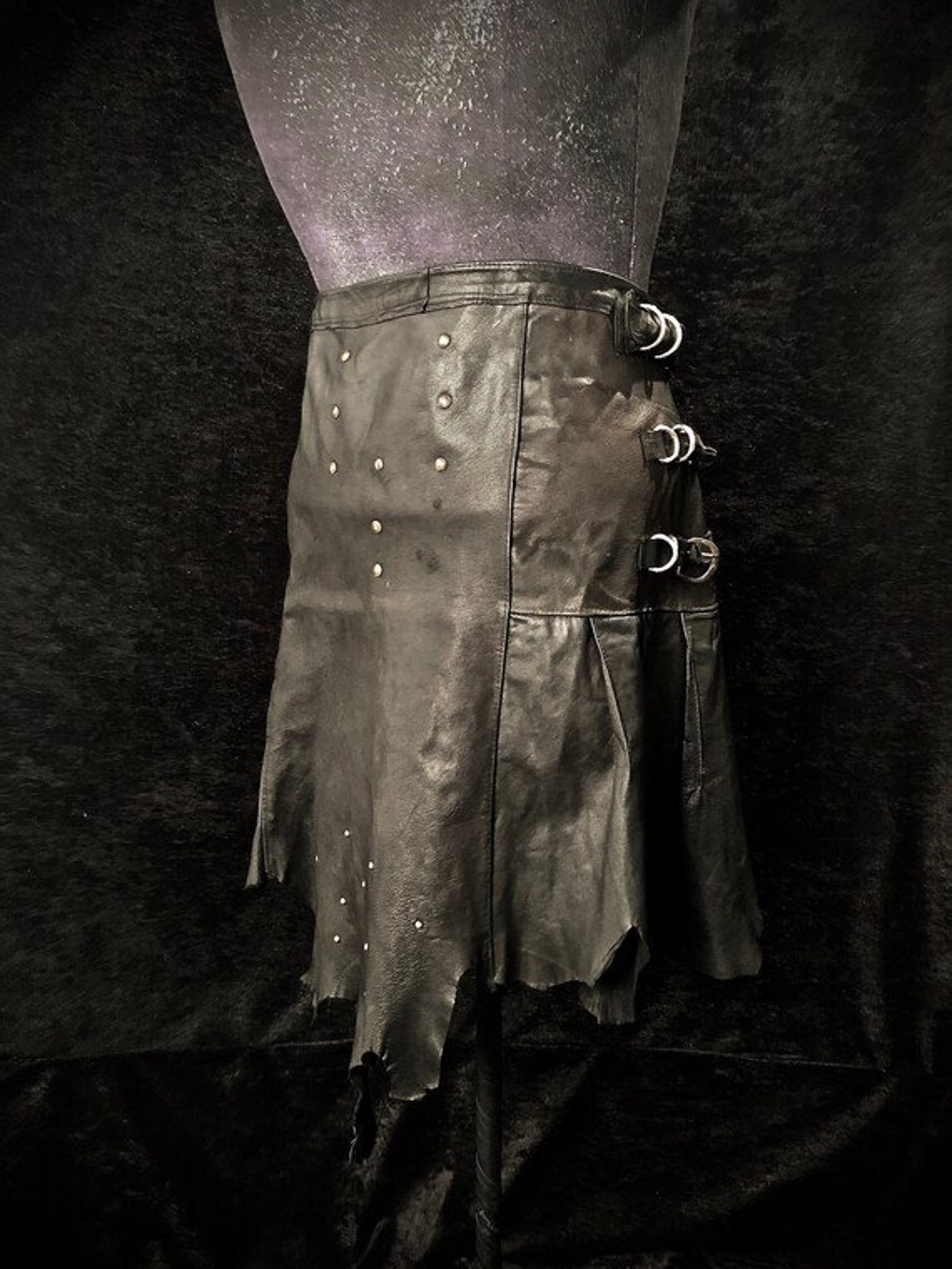 Viking Leather Kilt Custom Made - Etsy