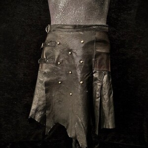 Viking Leather Kilt Custom Made - Etsy