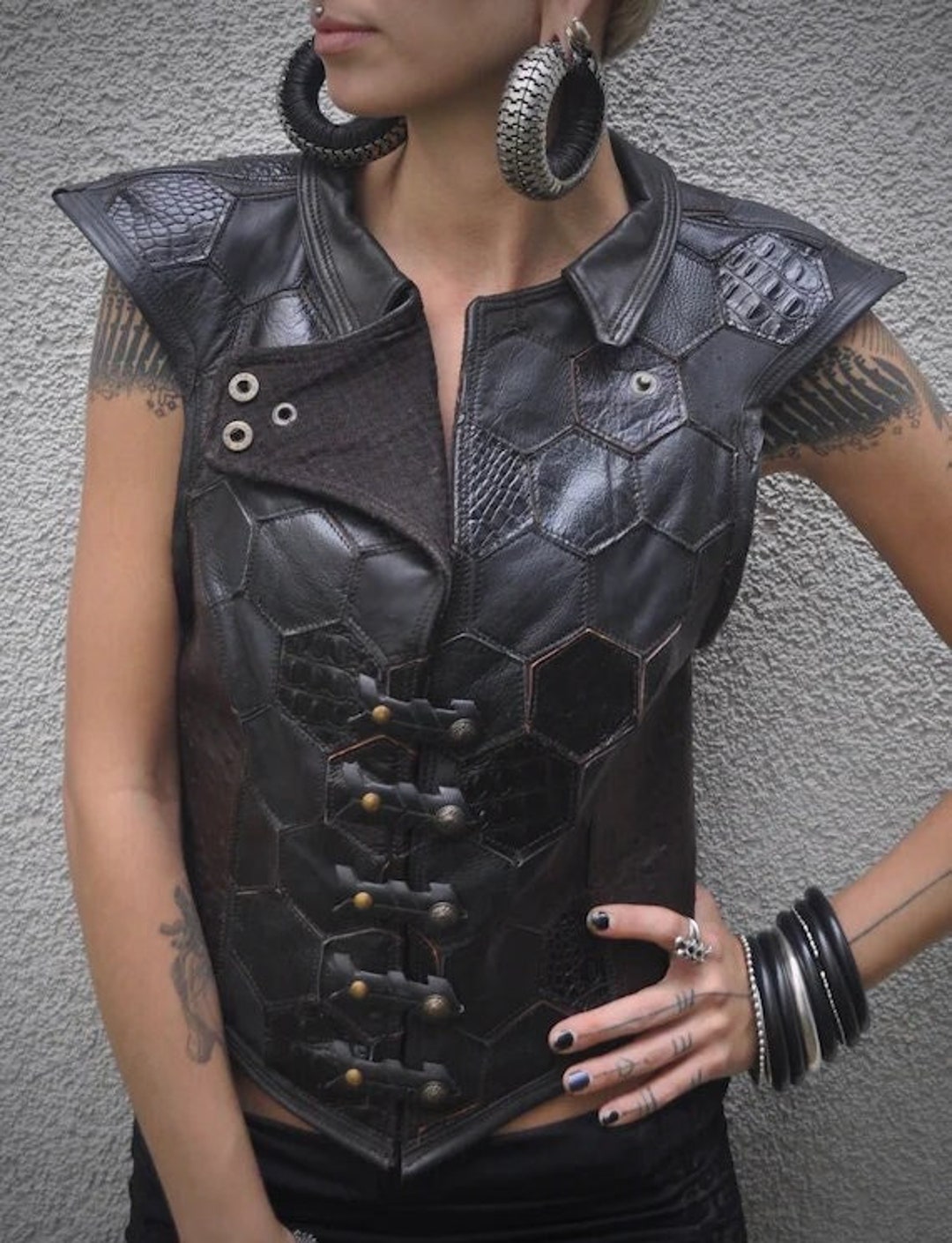 Hexagon Warrior Vest - Etsy