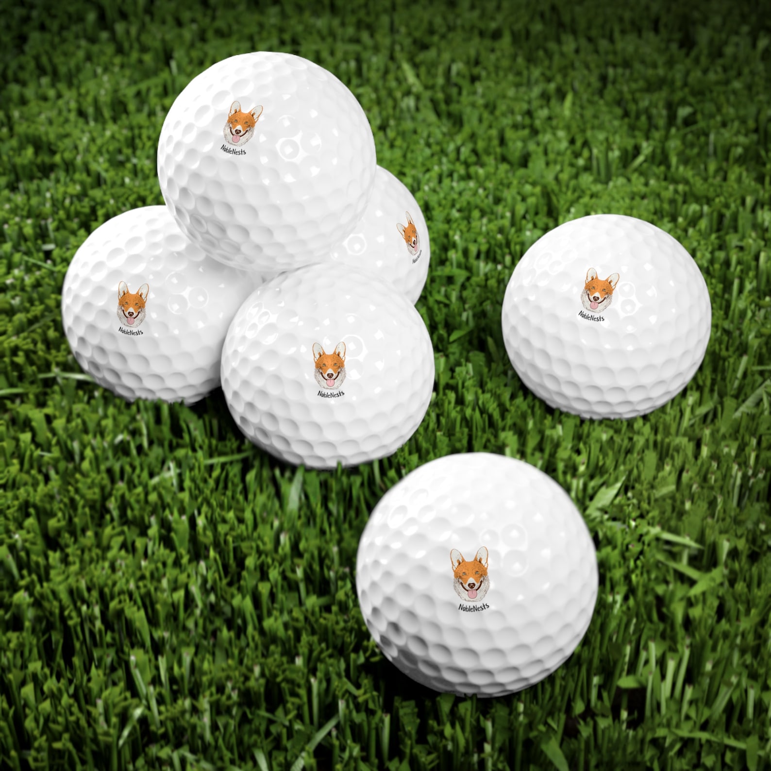 Corgi Golf Balls Golfer Gift Set of 6pcs Dogs Golfing Unique Gift - Etsy