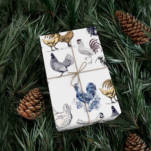Chicken Wrapping Paper Gift Wrap Paper - Etsy