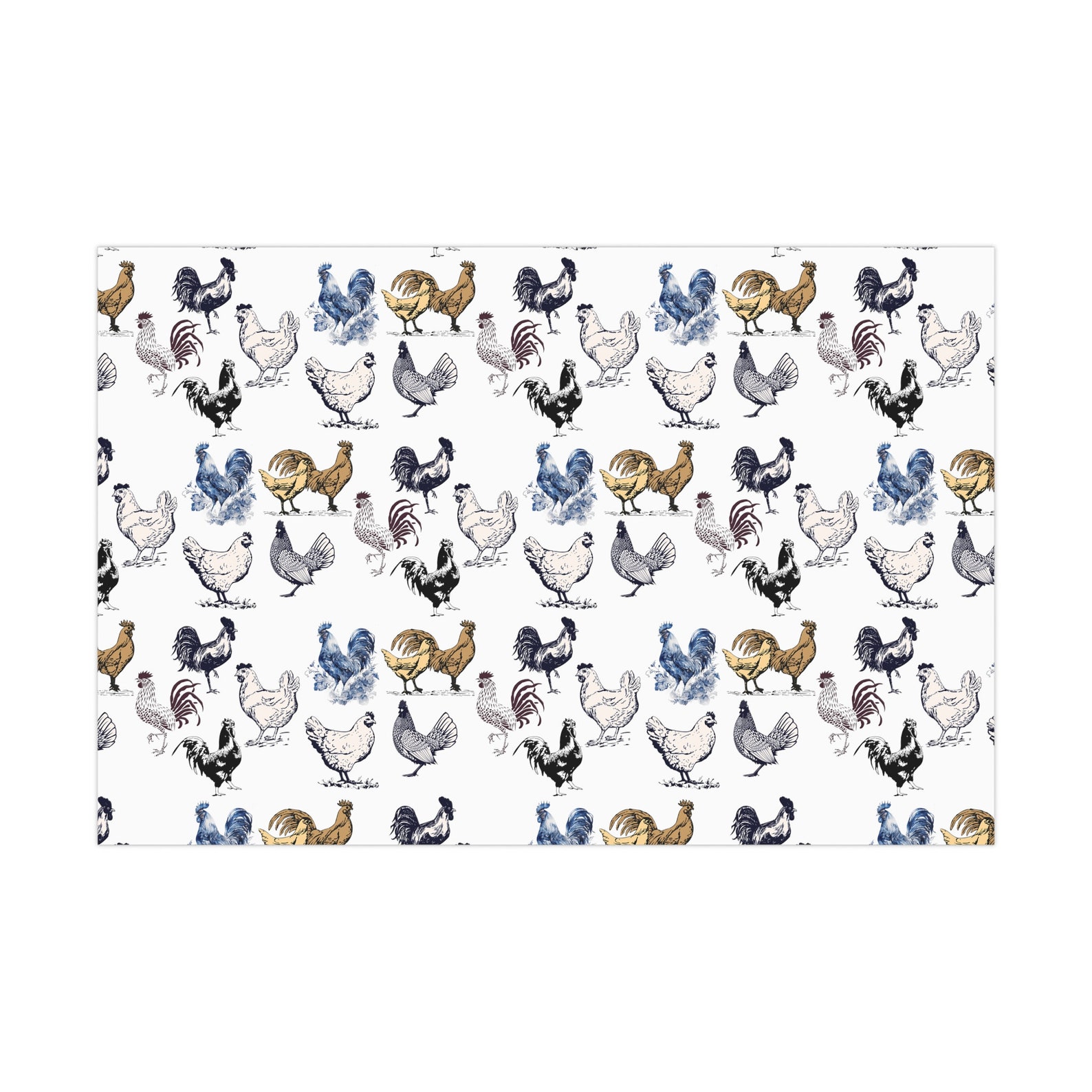 Chicken Wrapping Paper Gift Wrap Paper - Etsy