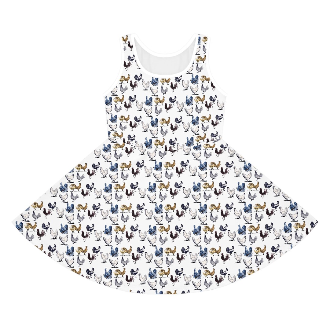 Chicken Dress Hen Skirt Chicken Coop Poultry Farm Gift for Her Girls ...