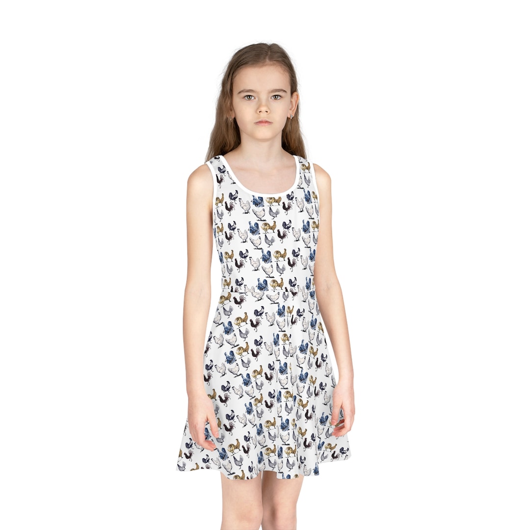 Chicken Dress Hen Skirt Chicken Coop Poultry Farm Gift for Her Girls ...
