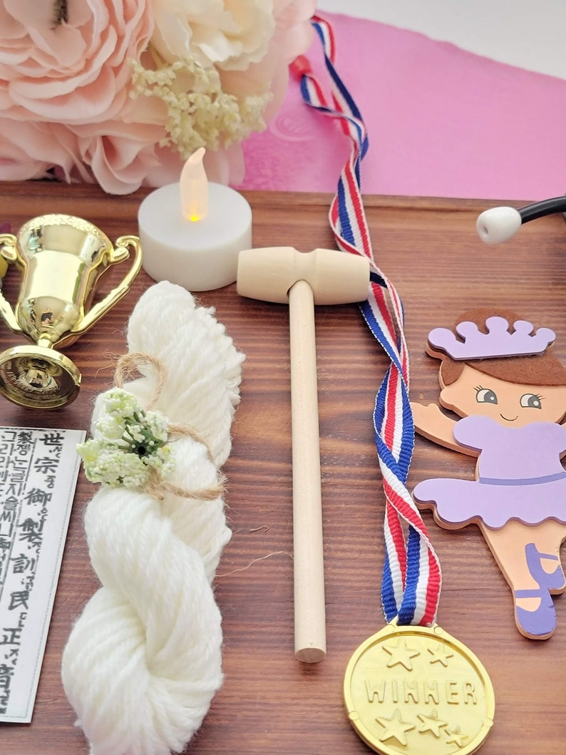 Korean 1st Birthday Dohl Doljabi Set Doljabi Kit Korean Dohl Dohl Party ...