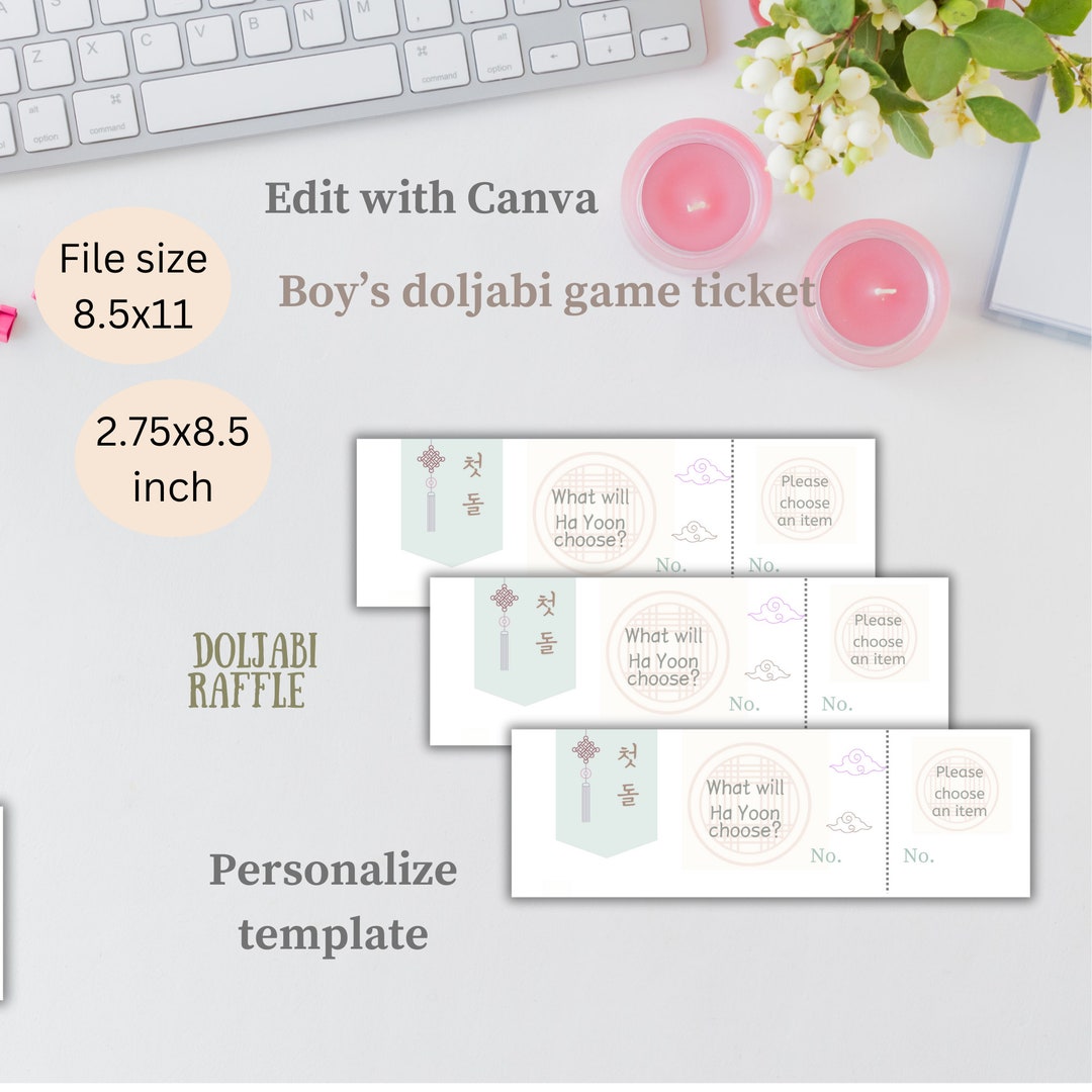 Doljabi Print Doljabi Icon Raffle Ticke Dohl Ticket Doljabi Editable ...