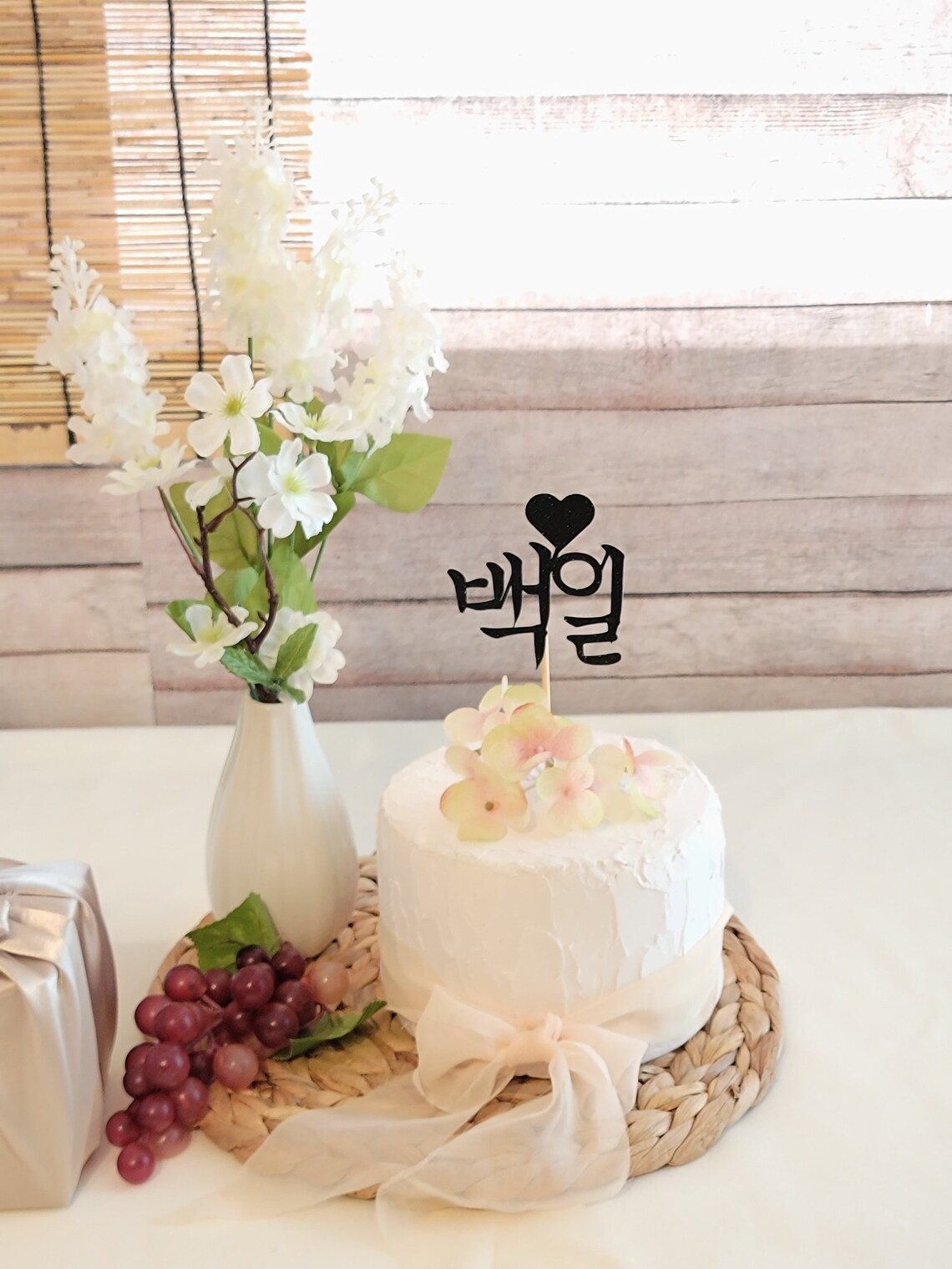 Korean Dohl Cake Topper for One Year Birthday100day Topper for - Etsy