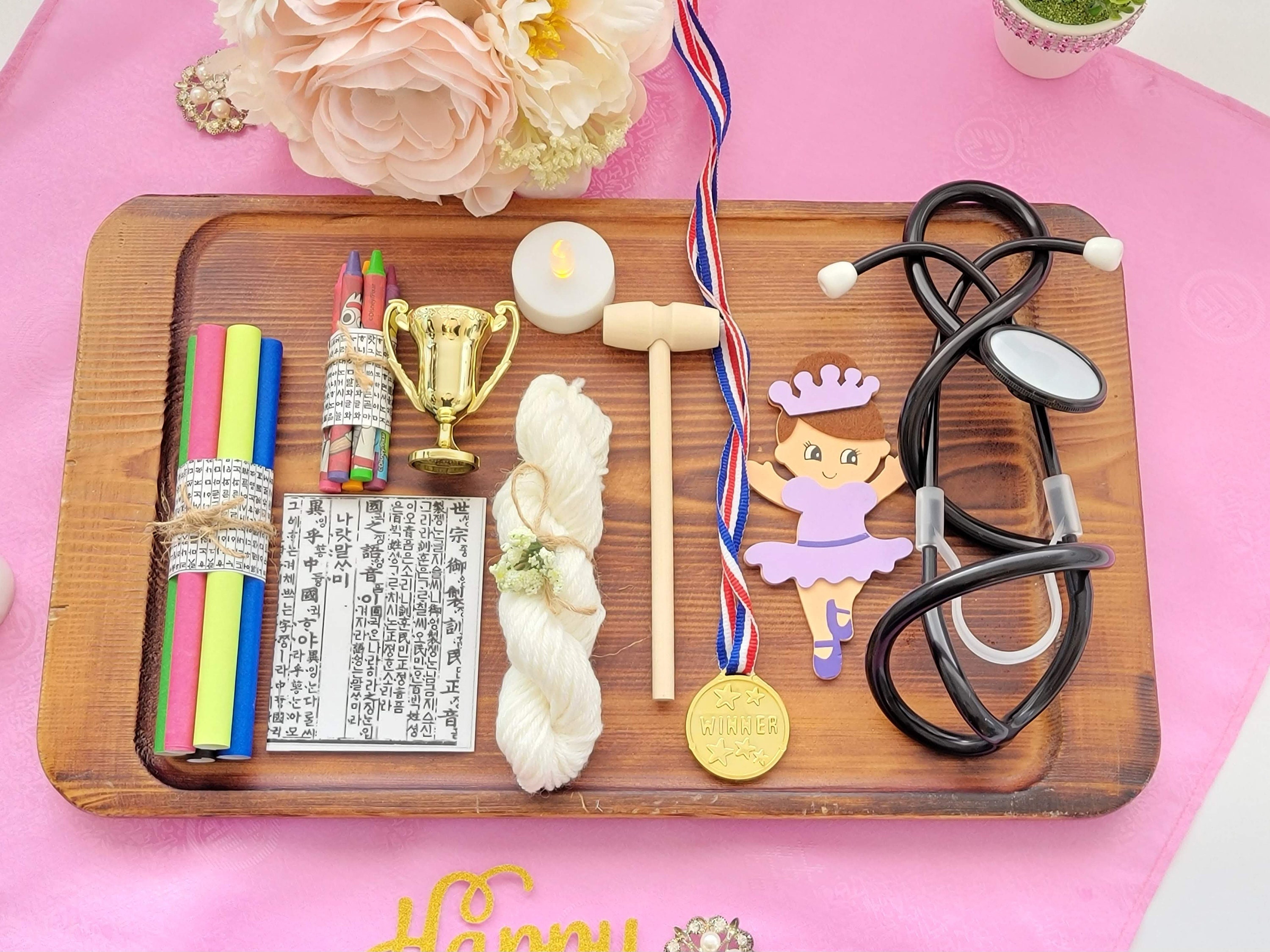 Korean 1st Birthday Dohl Doljabi Set Doljabi Kit Korean Dohl Dohl Party ...