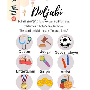 Doljabi Set Koreanbirthday Gift Ddoljabi Kit Dohl Table Dol Party ...