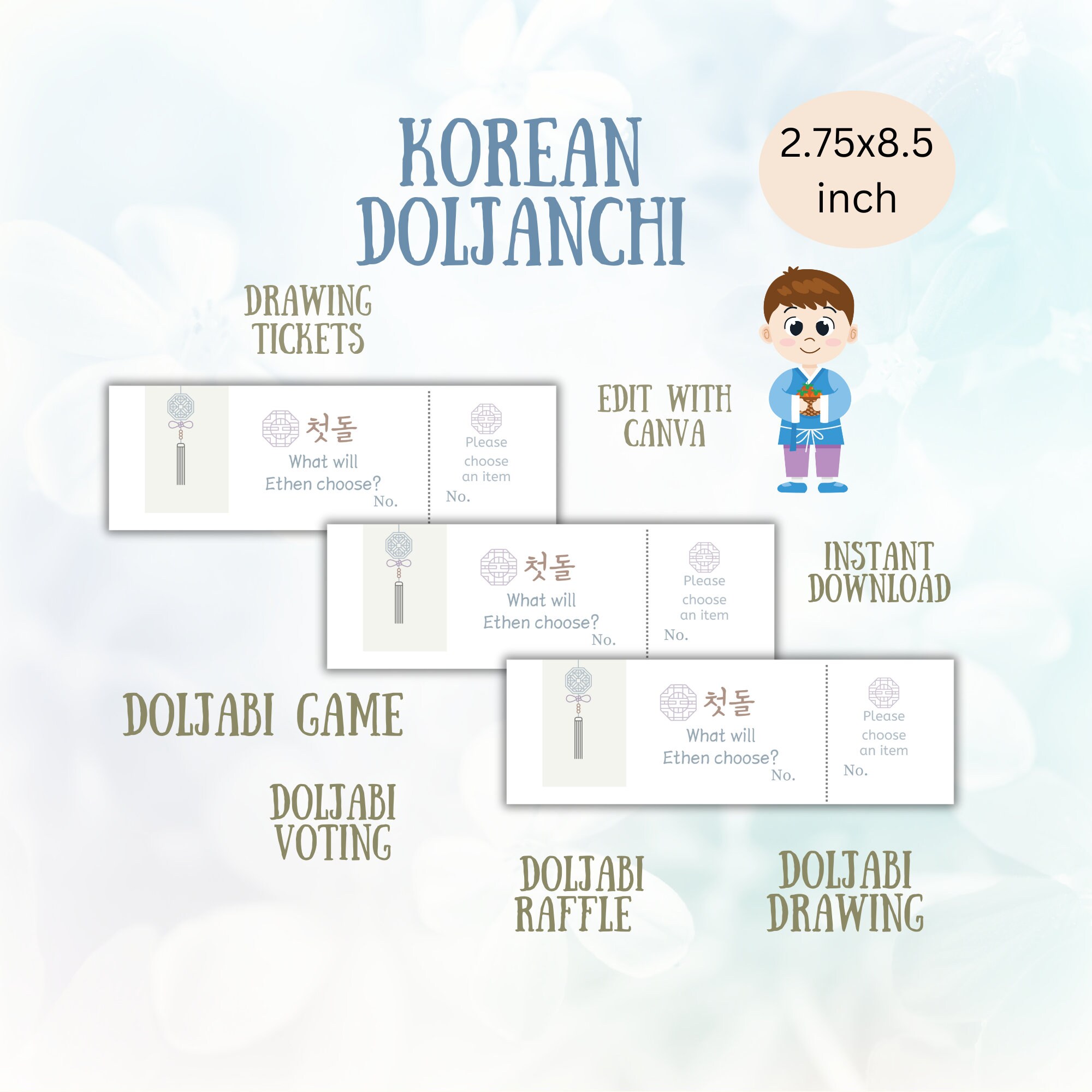 Doljabi Print Doljabi Icon Raffle Ticke Dohl Ticket Doljabi Editable ...