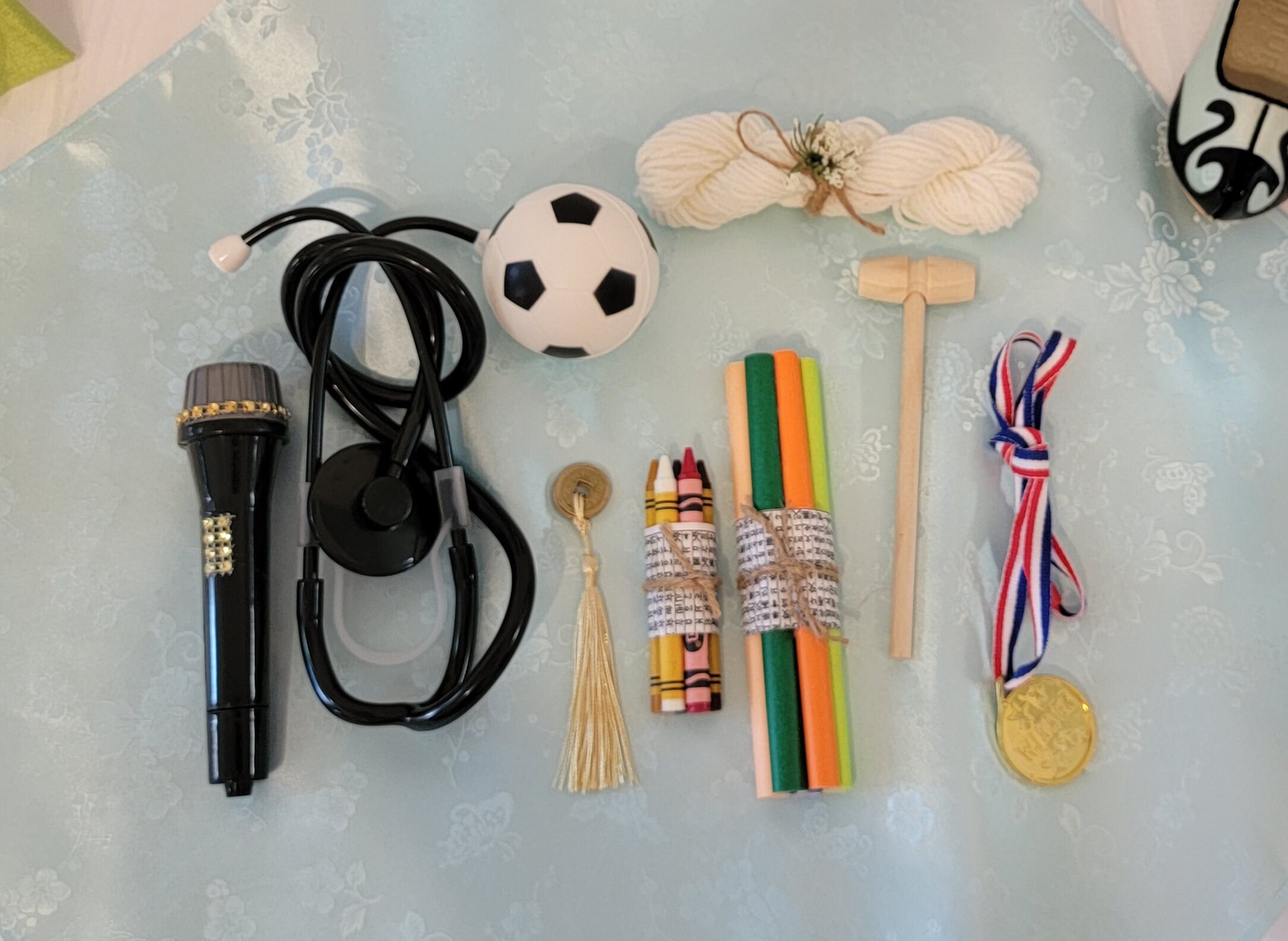 Doljabi Set Korean Birthday Gift Doljabi Kit Dohl Table Dol - Etsy