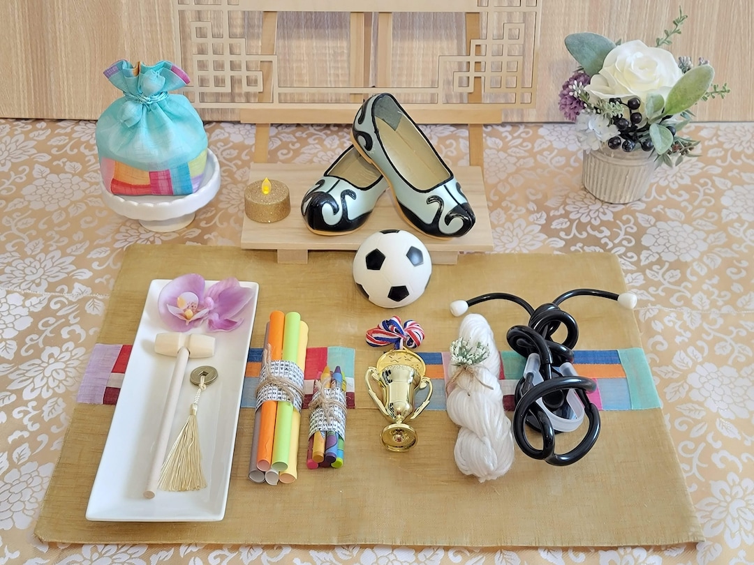 Korean Traditional 1st Birthday Cerebration| Party Table| Dohl Table ...