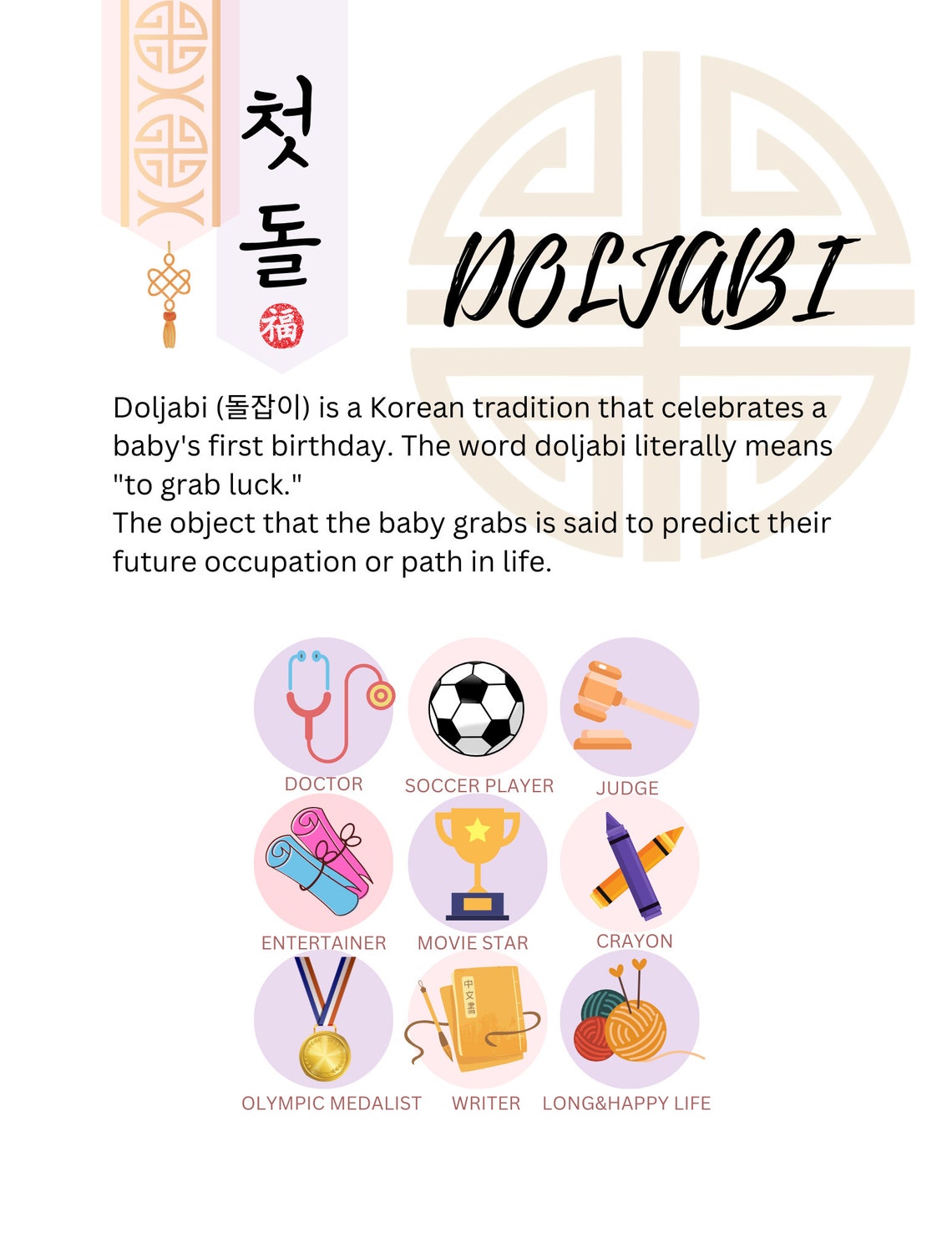 Doljabi,doljabi Set,doljabi Kit,doljanchi,dohl Table,dolsang,korea ...