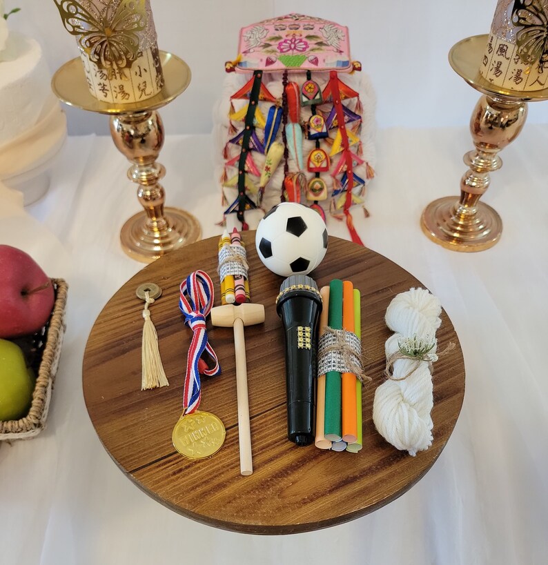 Doljabi for Girl Boy 돌잡이 Dohl Party Set for Korean Baby Doljanchi ...