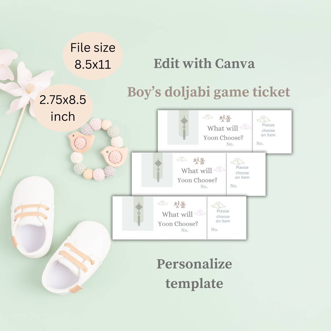 Doljabi Print Doljabi Icon Raffle Ticke Dohl Ticket Doljabi Editable ...