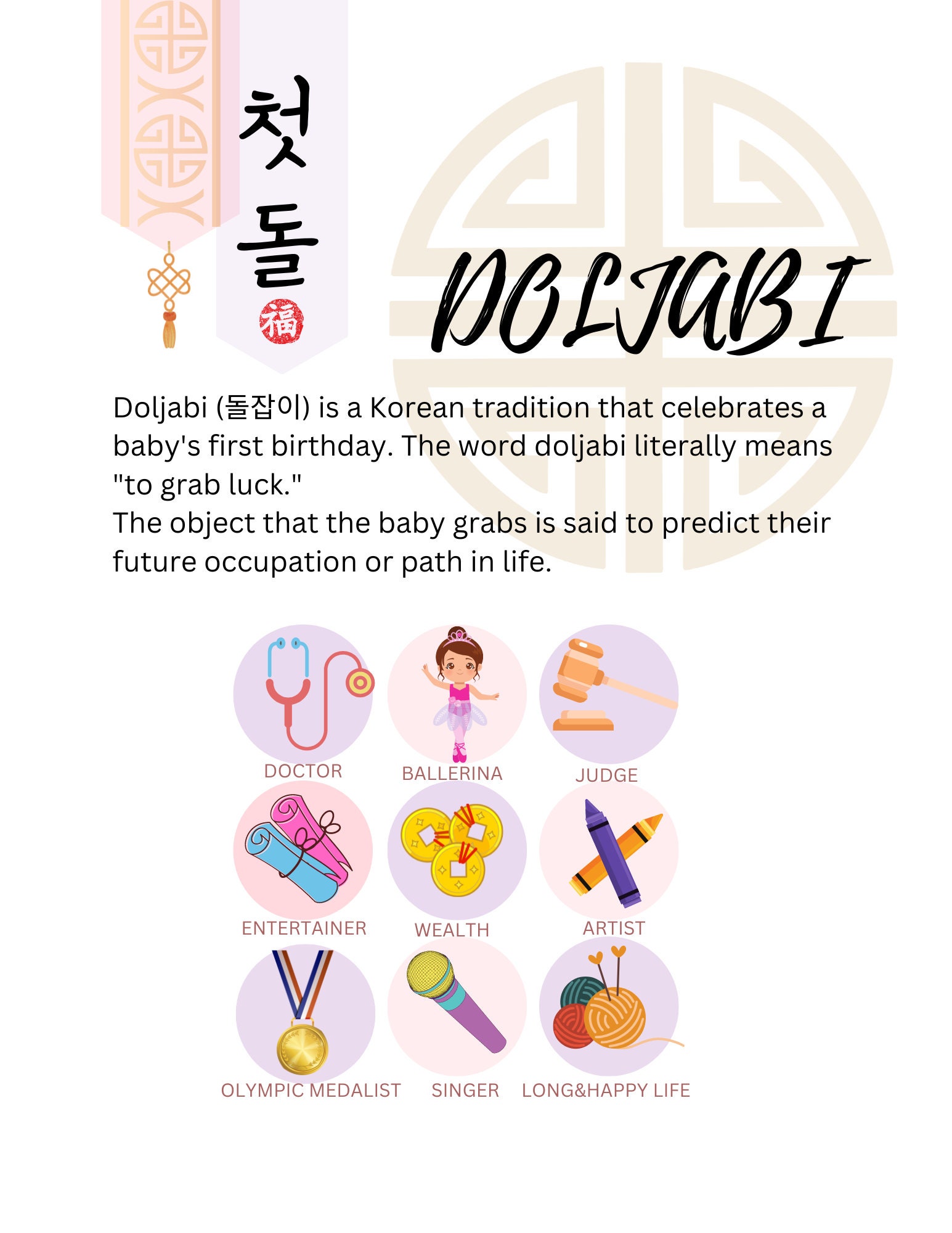 Korean Custom Dohl Party Set Rental Dohl Tower Cake Doljabi - Etsy