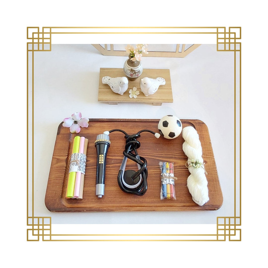 Doljabi for Girl Boy 돌잡이 Dohl Party Set for Korean Baby Doljanchi ...