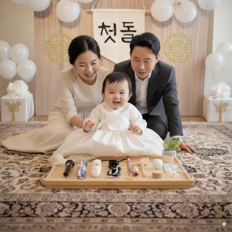 Korean Doljabi Set for Dohl Party Traditional Decoration Supplies ...