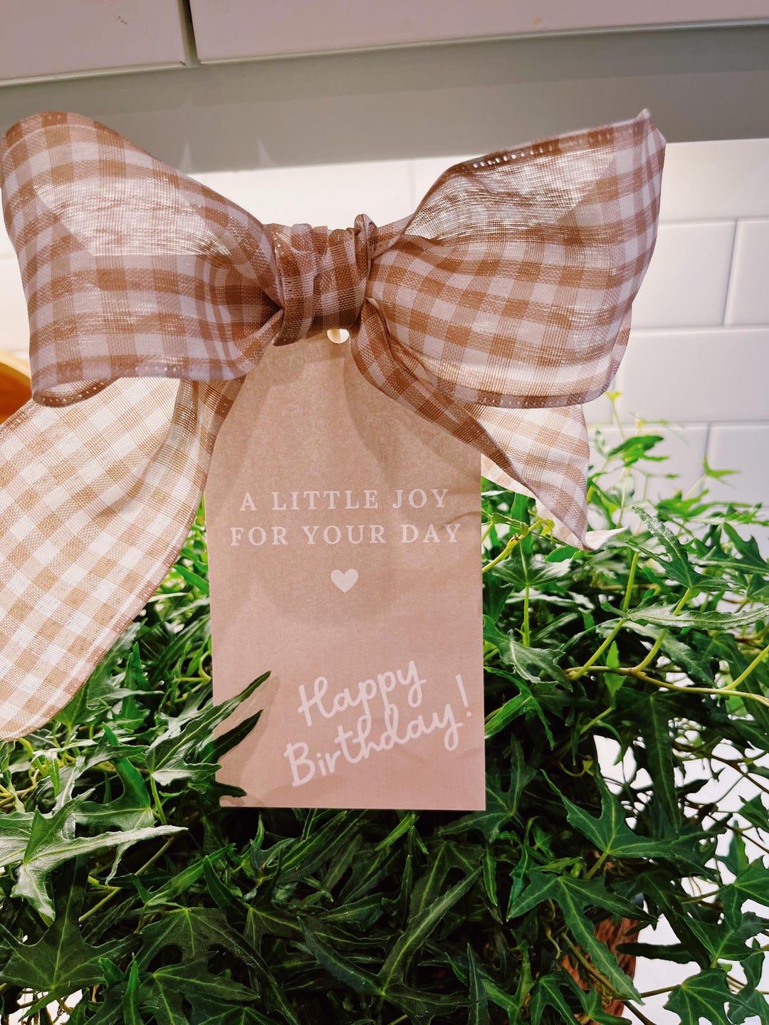 Birthday Joy | Printable Gift Tag Digital Download - Etsy