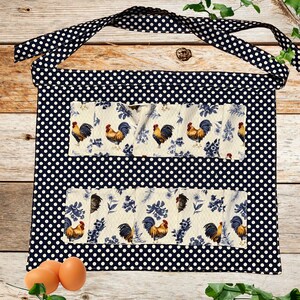 Egg Gathering Apron, Farmhouse Chic, Apron for Egg Collection, Chicken ...