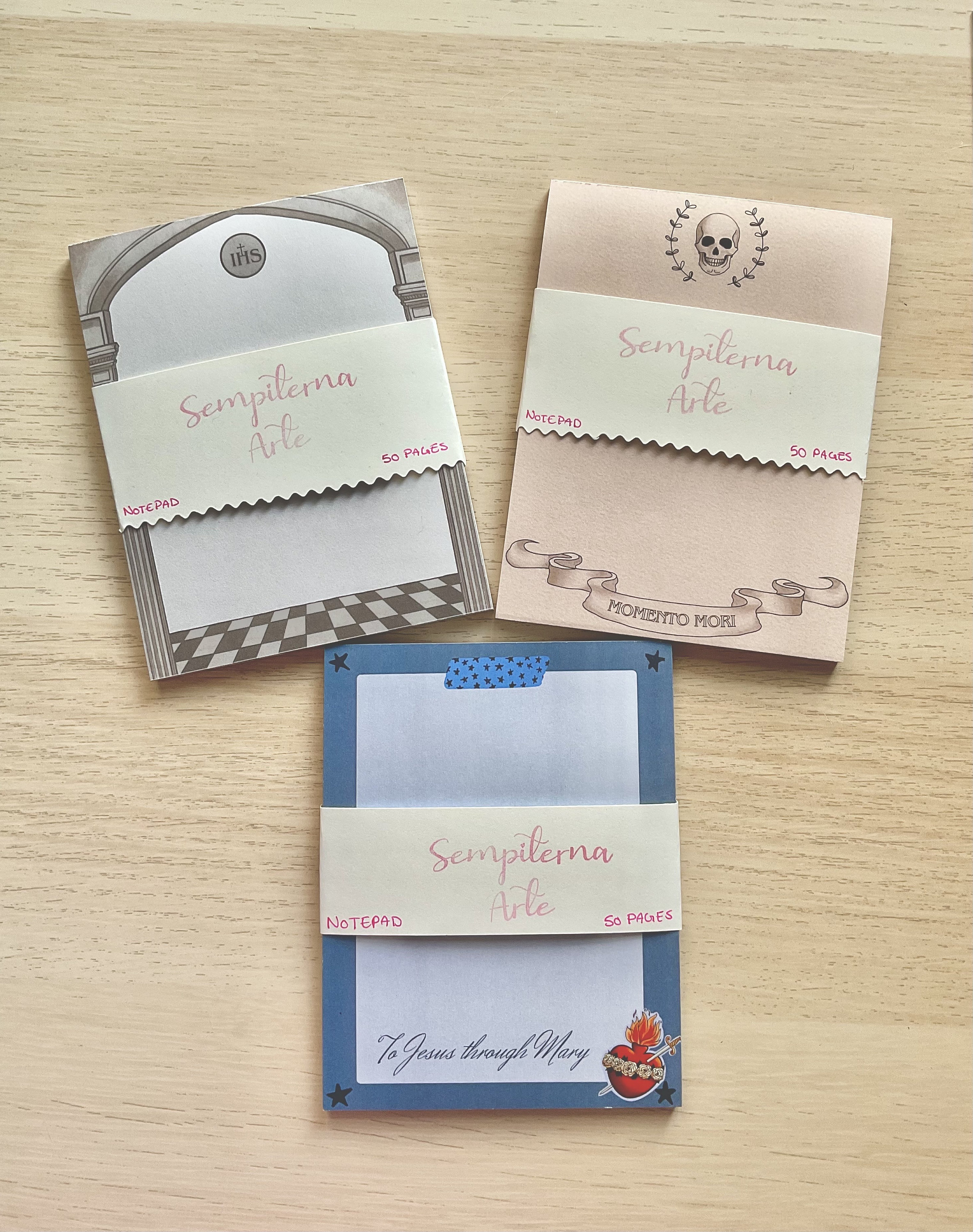 Catholic Notepads, Momento Mori, Immaculate Heart of Mary, Cathedral ...