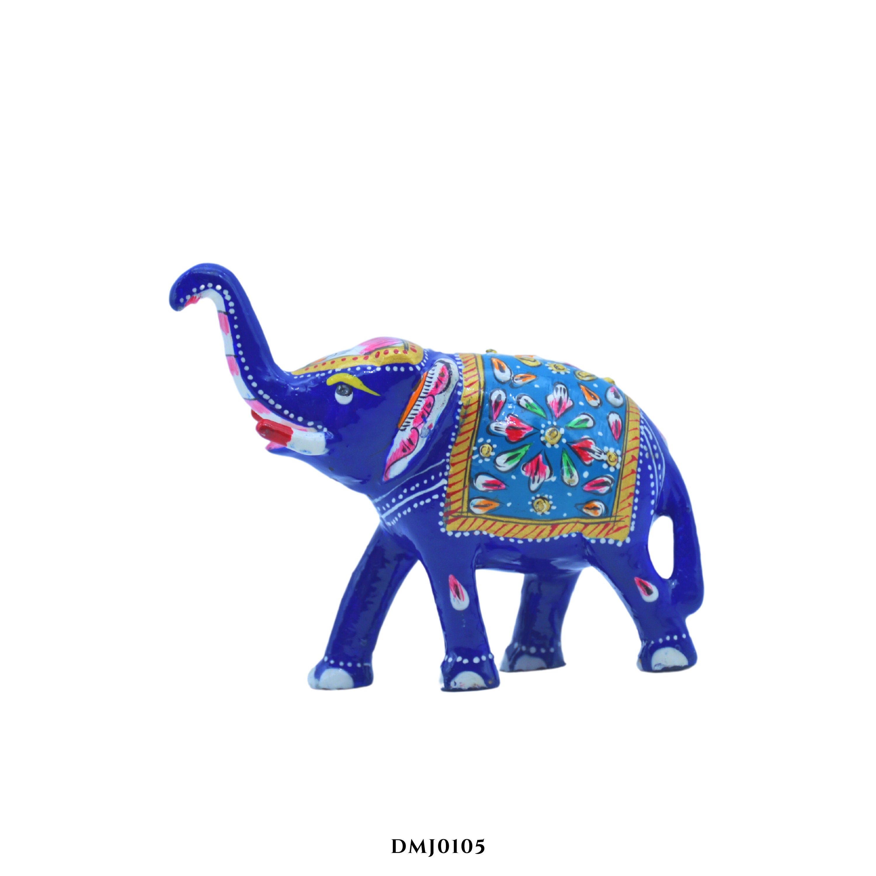 Rajasthani Art Erawat Elephant Statue Elephant Figurines Animal Blue ...