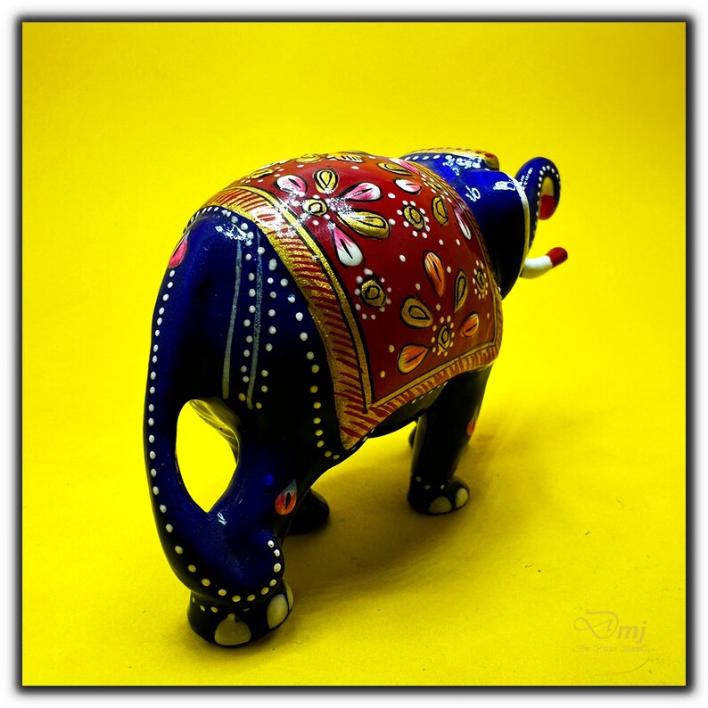 Handmade Metal Elephant Statue, Rajasthani Art Home Decor - Etsy