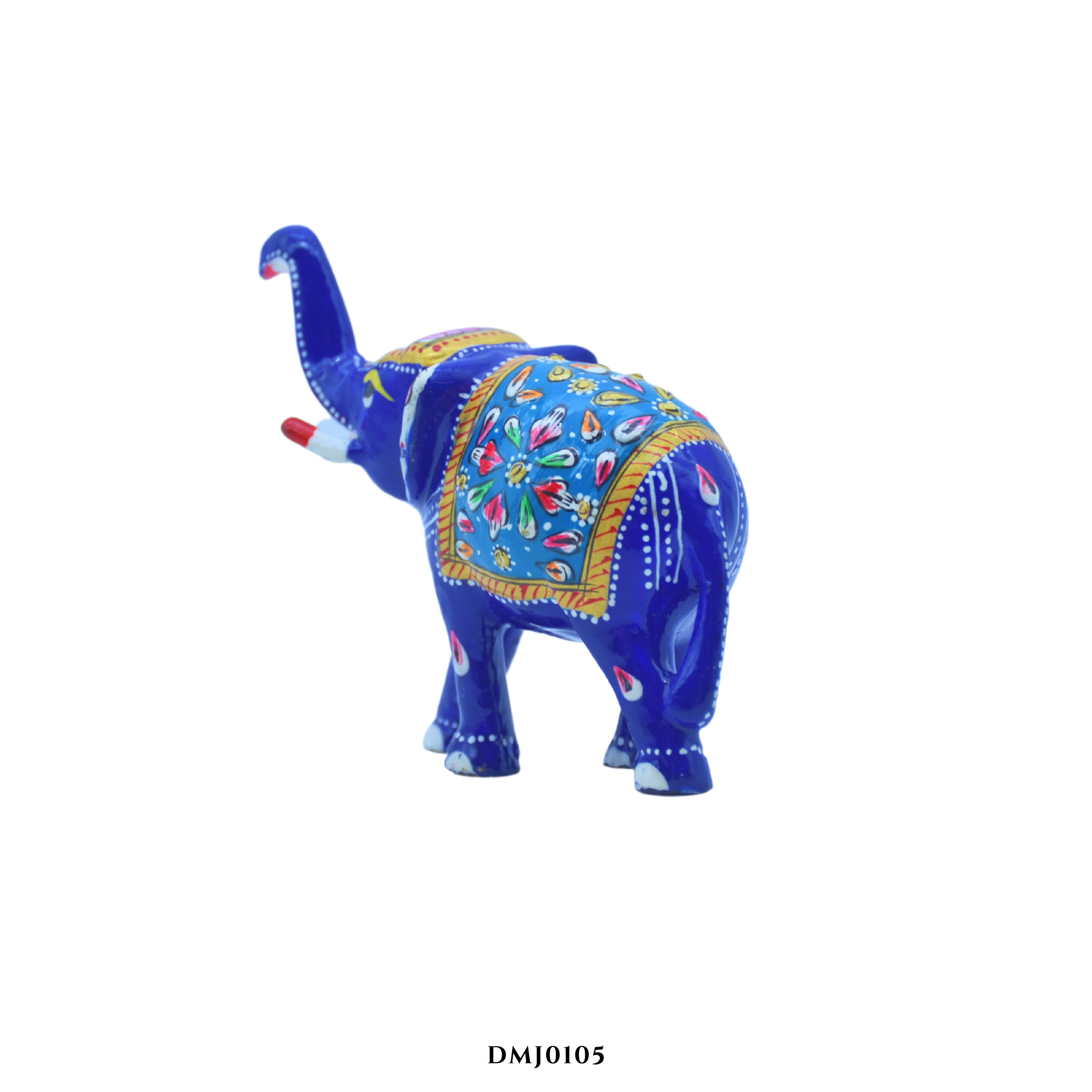 Rajasthani Art Erawat Elephant Statue Elephant Figurines Animal Blue ...
