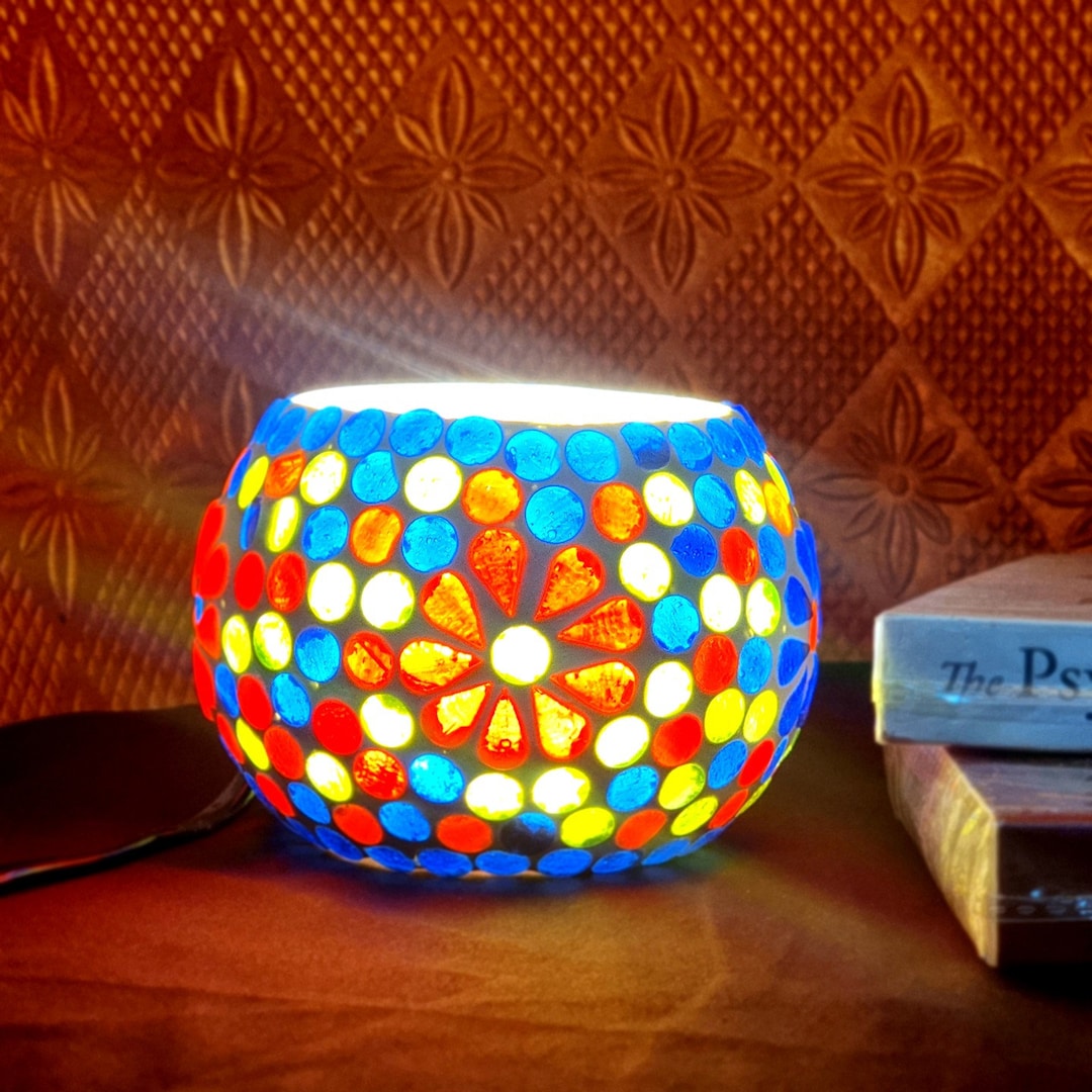 Indian Table Lamp Bedside Lamp for Aesthetic Home Décor Traditional ...