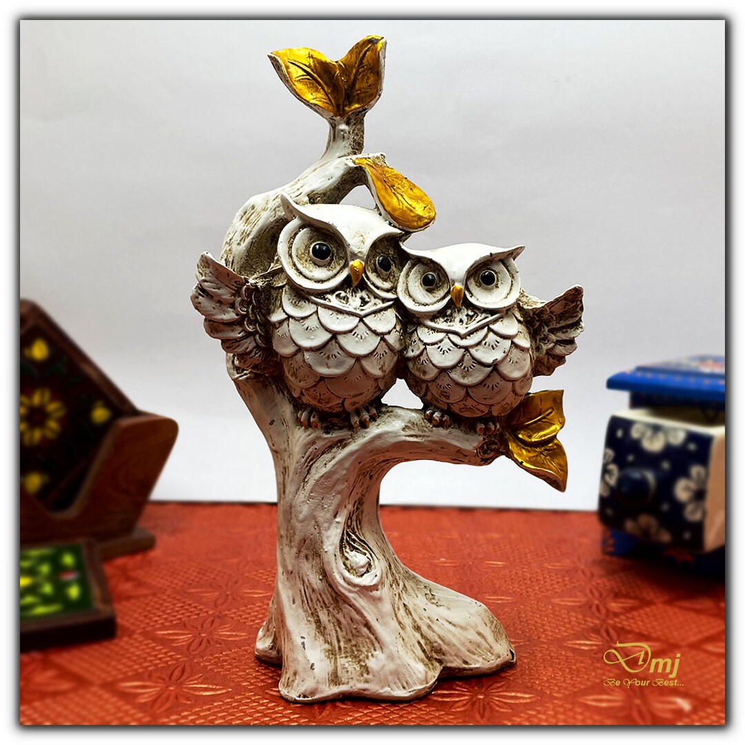 Resin Owl Statue Couple Owl Statue Owl Gift - Etsy