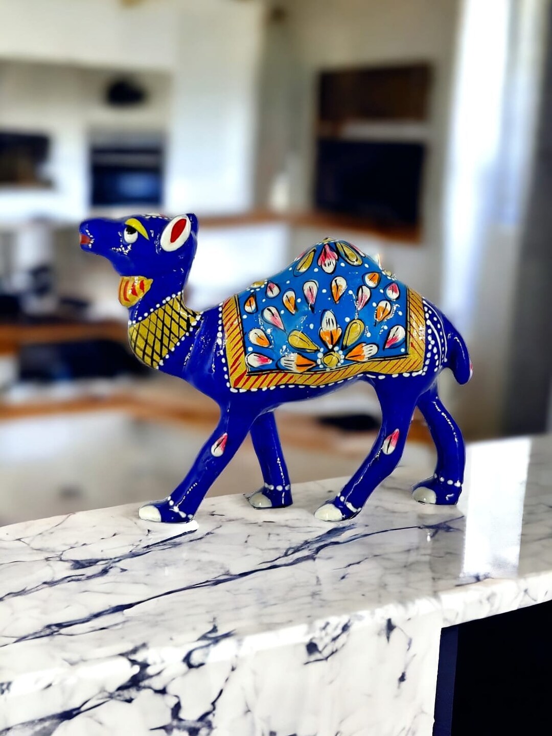 Home Decor Camel Showpiece, Rajasthani Handmade Camel Sculpture ...