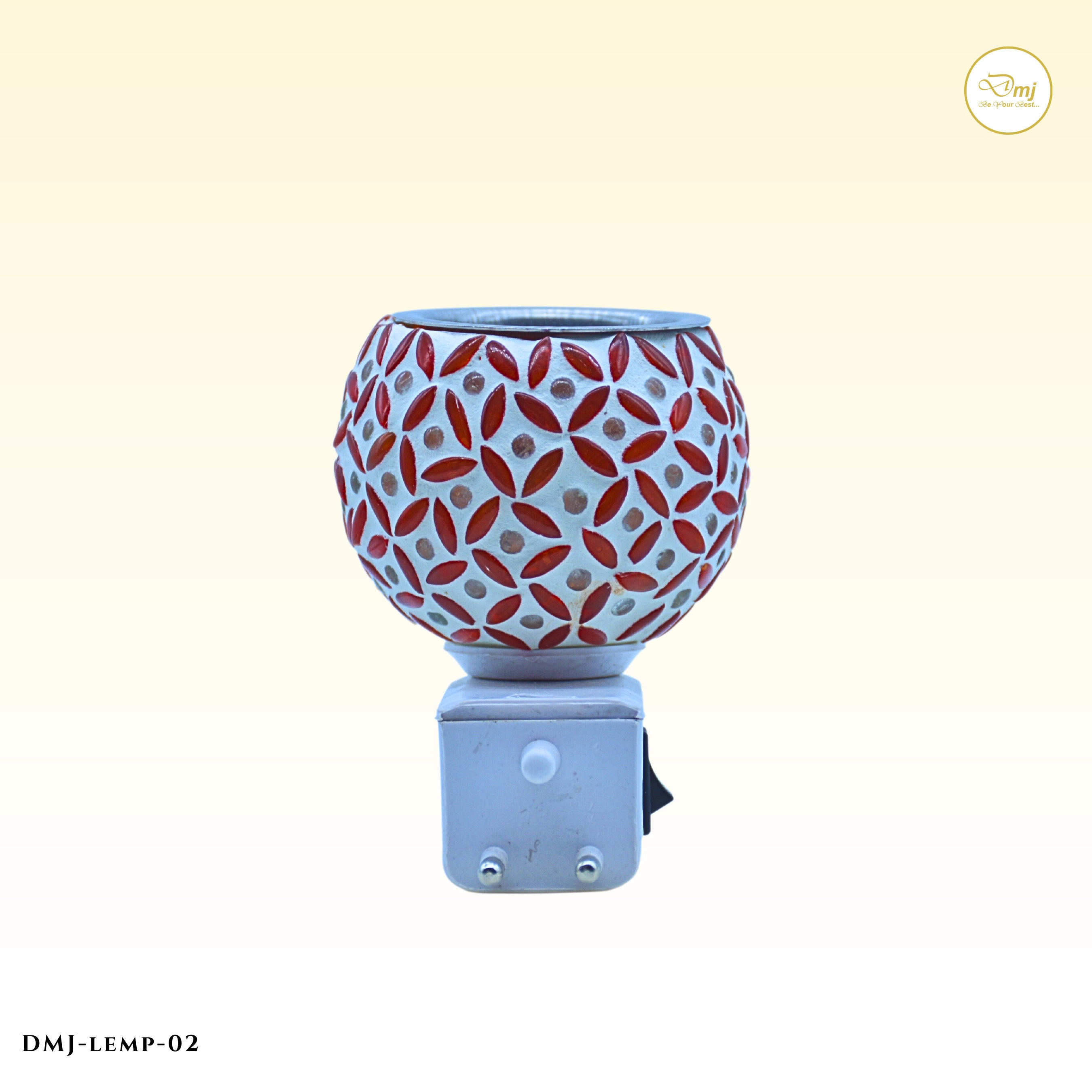 Handicraft Electric Kapoor Dani Lamp, Hand Painted Indian Table ...