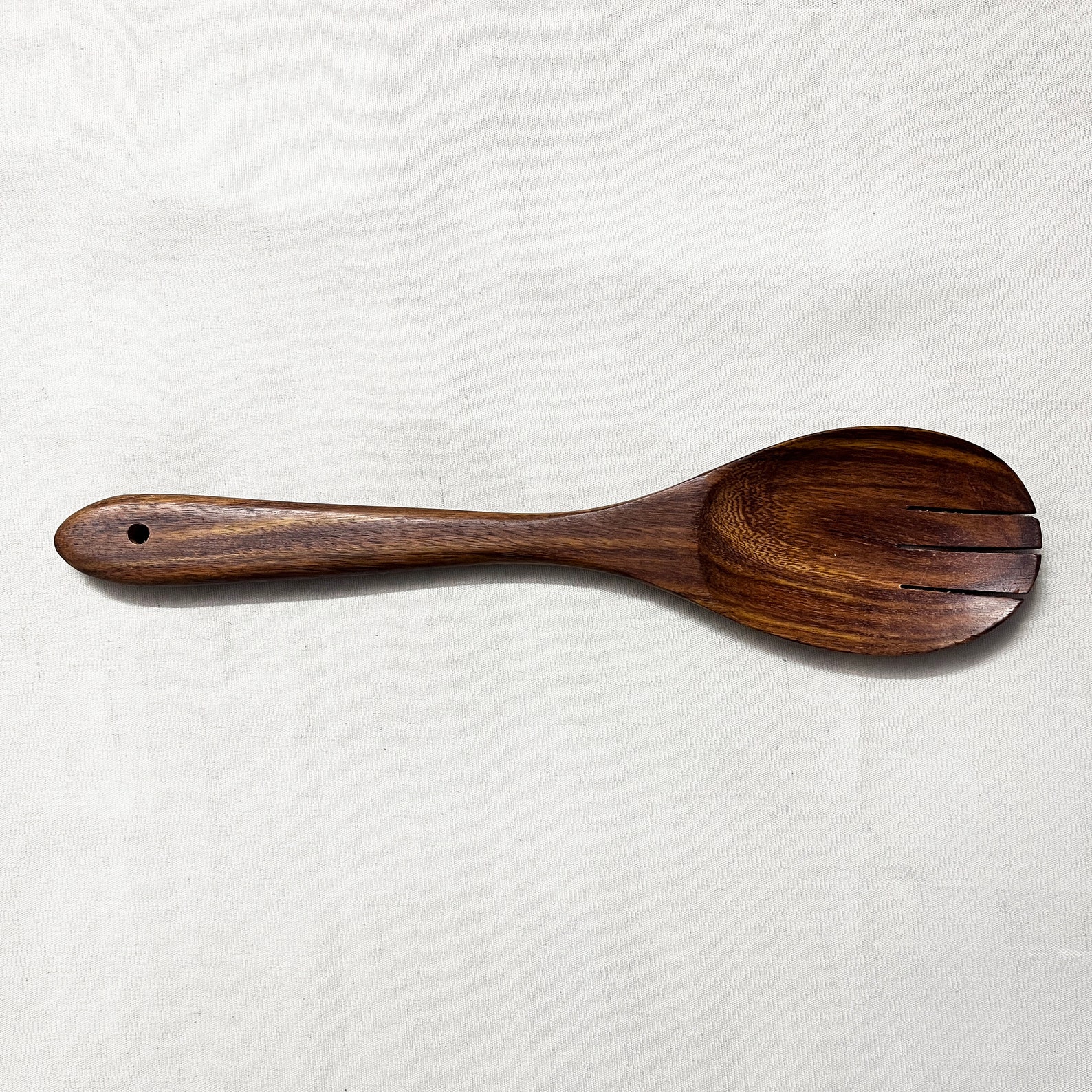 Handmade Teak 7-piece Wooden Double Shade Spoon Set, Kitchen Utensil ...