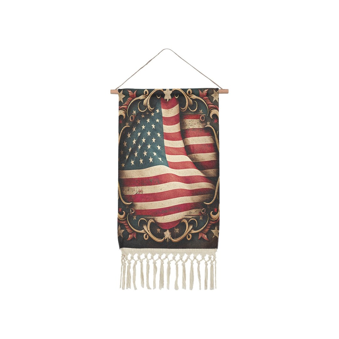 Vintage Patriotic Americana Sign Americana Home Decor USA Patriotic ...