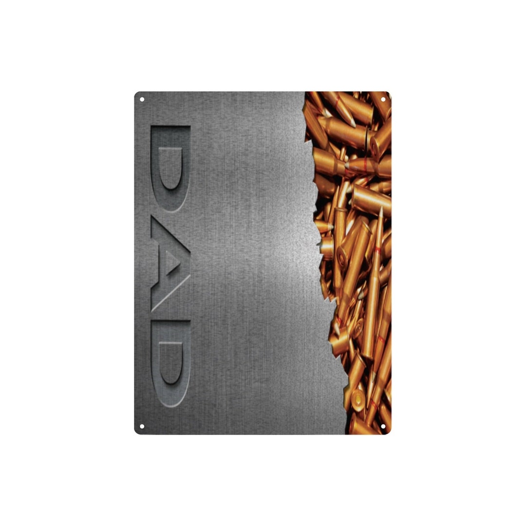 Dad Metal & Ammo Fathers Day Metal Tin Sign 12x16 - Etsy