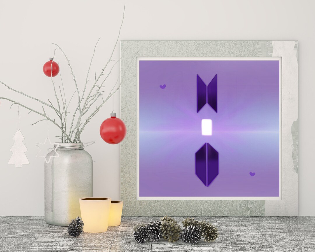BTS ARMY Logo, Tinytan, Magic Door, Printable Wall Decor, Instant Download, Digital Art - Etsy