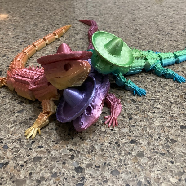 3d Printed Lizard - Etsy