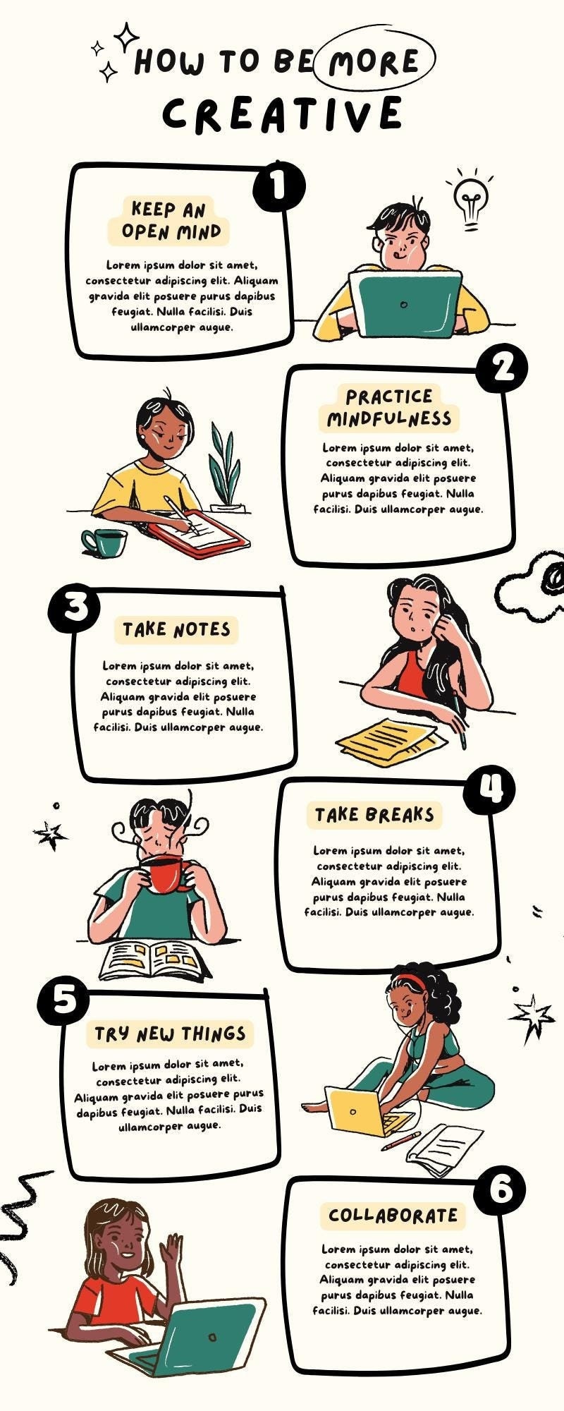 Creativity Infographic Classroom Office Art Digital Download Study Tool ...