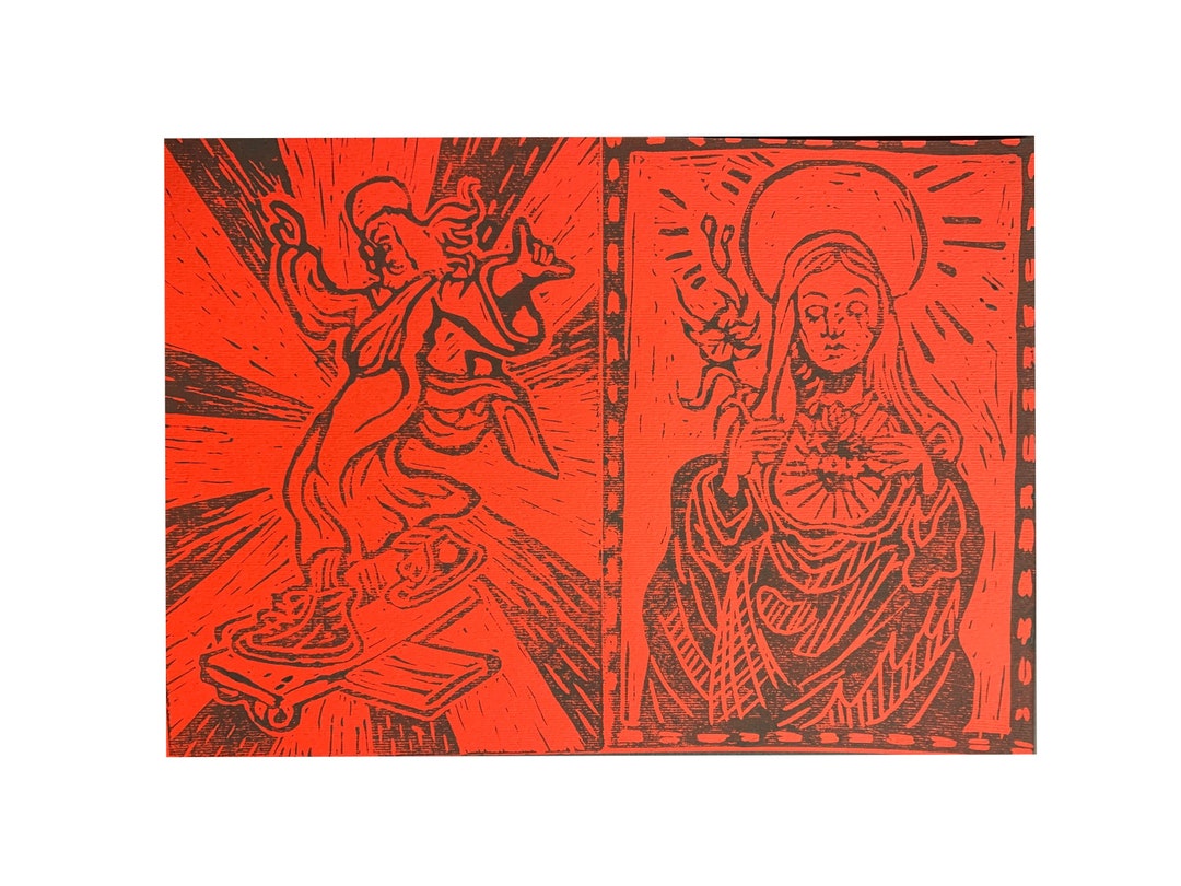 Duo Maryjka I Jezusek / Duo Our Lady and Jesus - Etsy