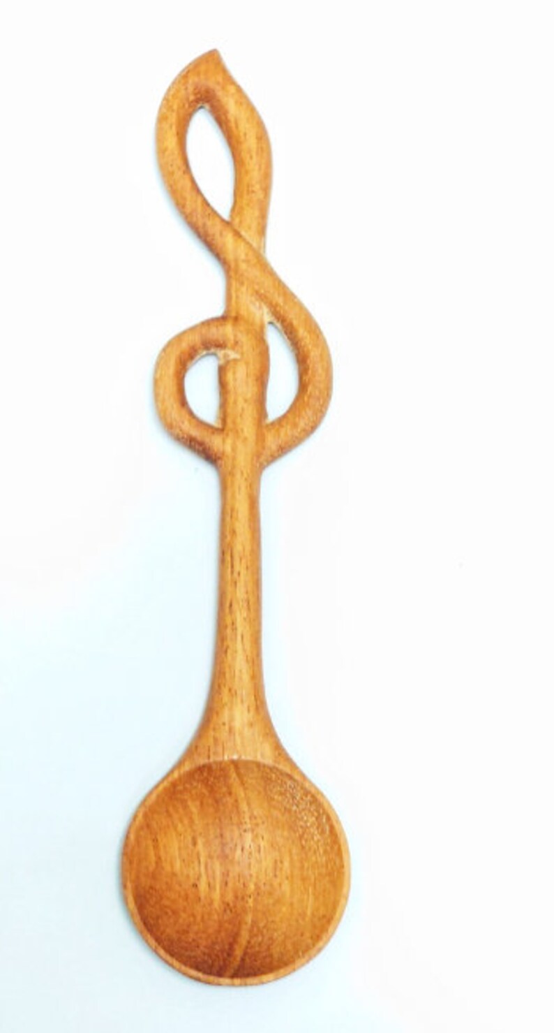 Hand Wooden Musical Spoons Music Note Spoon Musical Spoons - Etsy