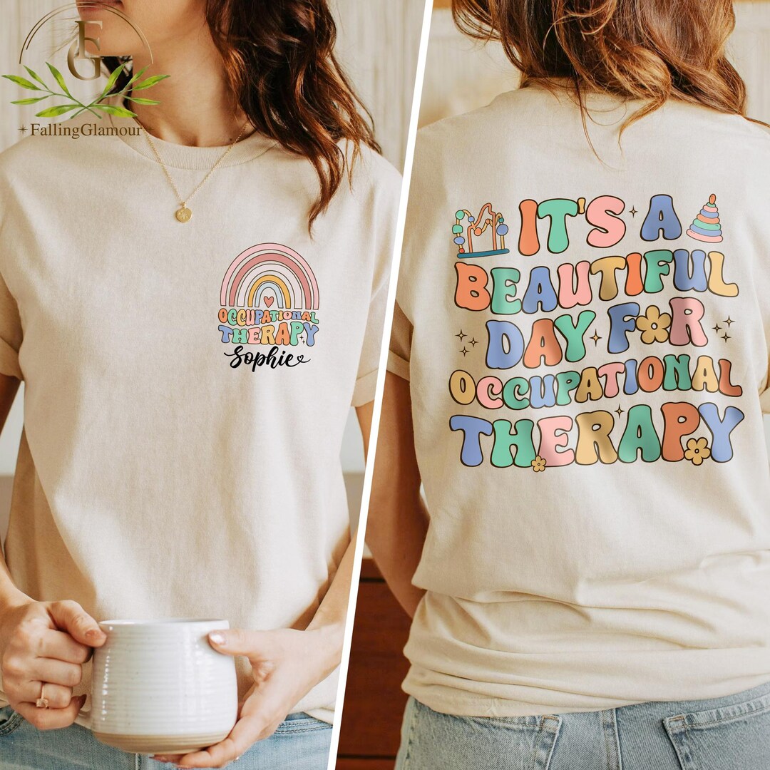 Custom Retro Occupational Therapy Shirt, Cute OT Shirt, Special ...