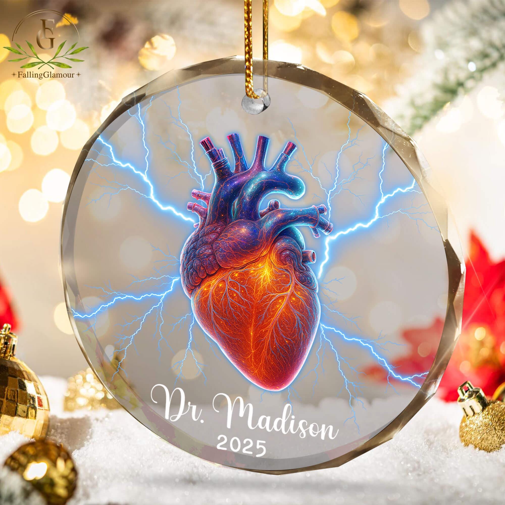 Cardiologist Anatomical Heart Ornament, Cardiologist Gifts, Heart ...