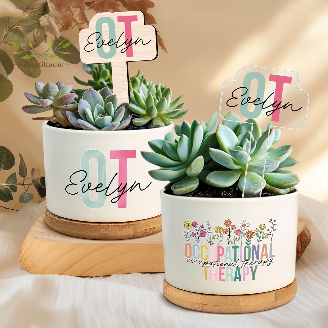 Occupational Therapy Plant Pot, Occupational Therapist Gift, Graduation ...