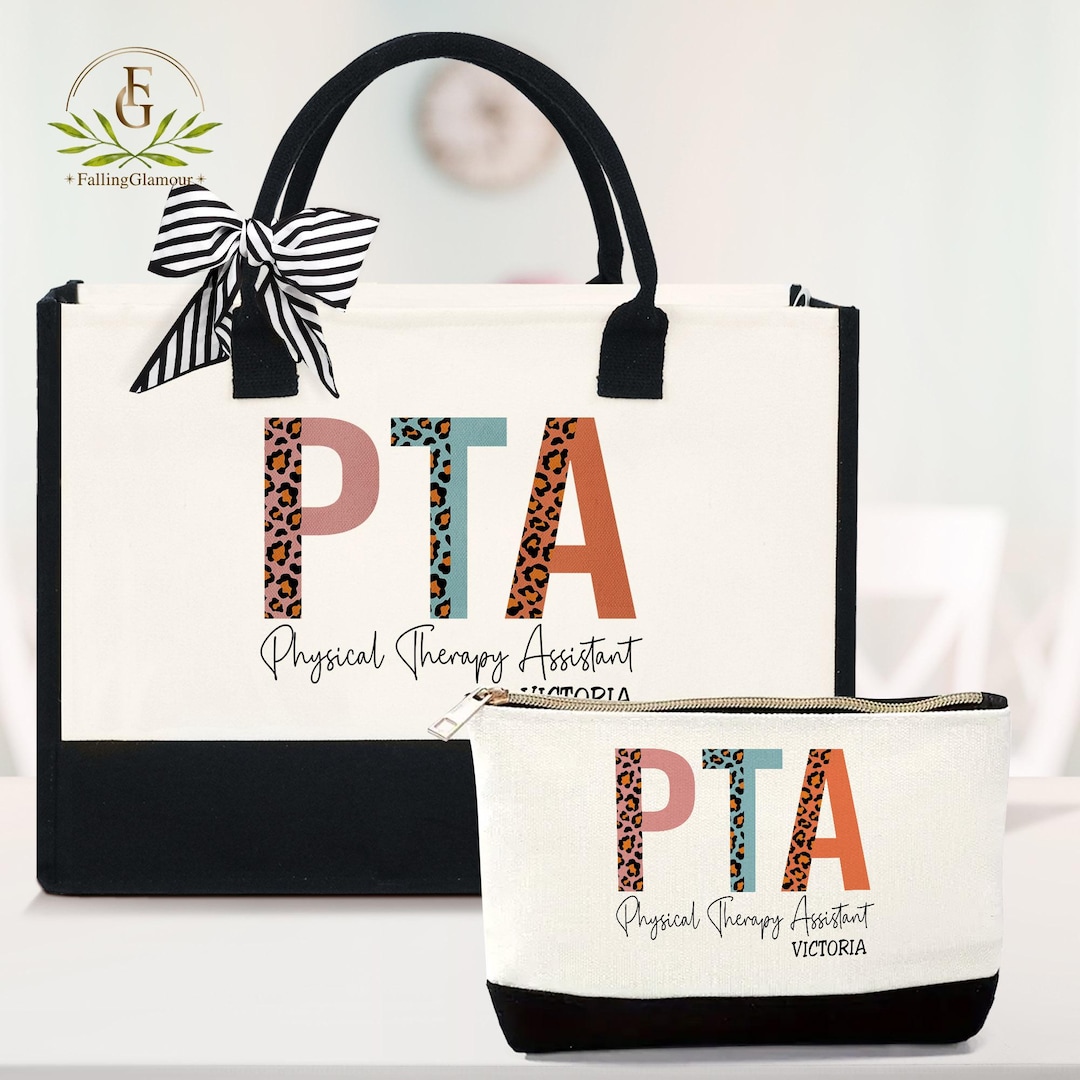 Physical Therapist Tote Bag, Physical Therapy Assistant Tote Bag, PT ...