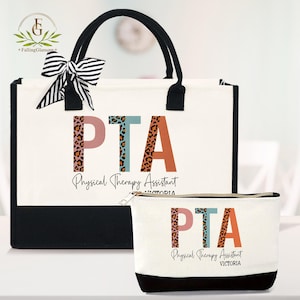 Physical Therapist Tote Bag, Physical Therapy Assistant Tote Bag, PT ...