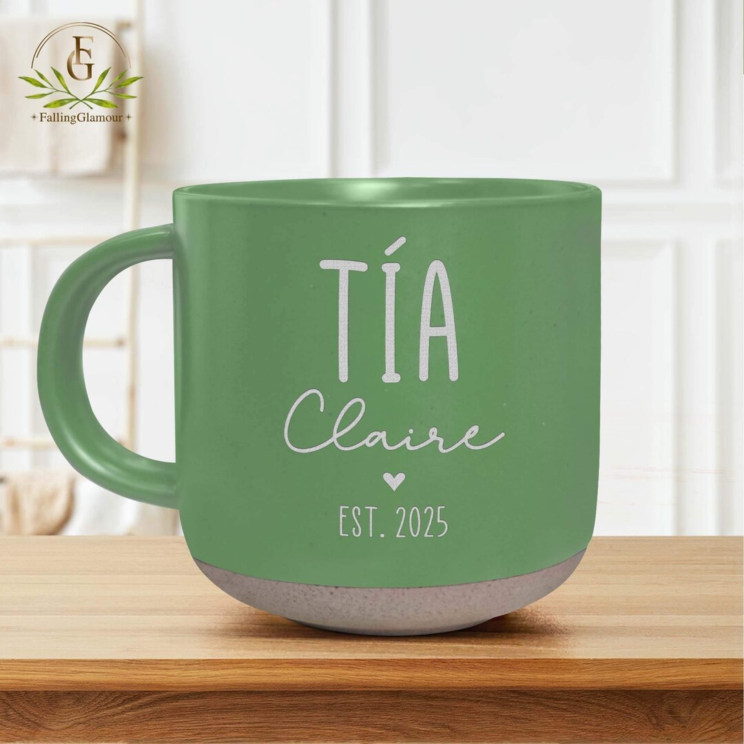 Tia Est Mug, Tia Coffee Cup, New Tia Gift, Baby Announcement, Sister ...