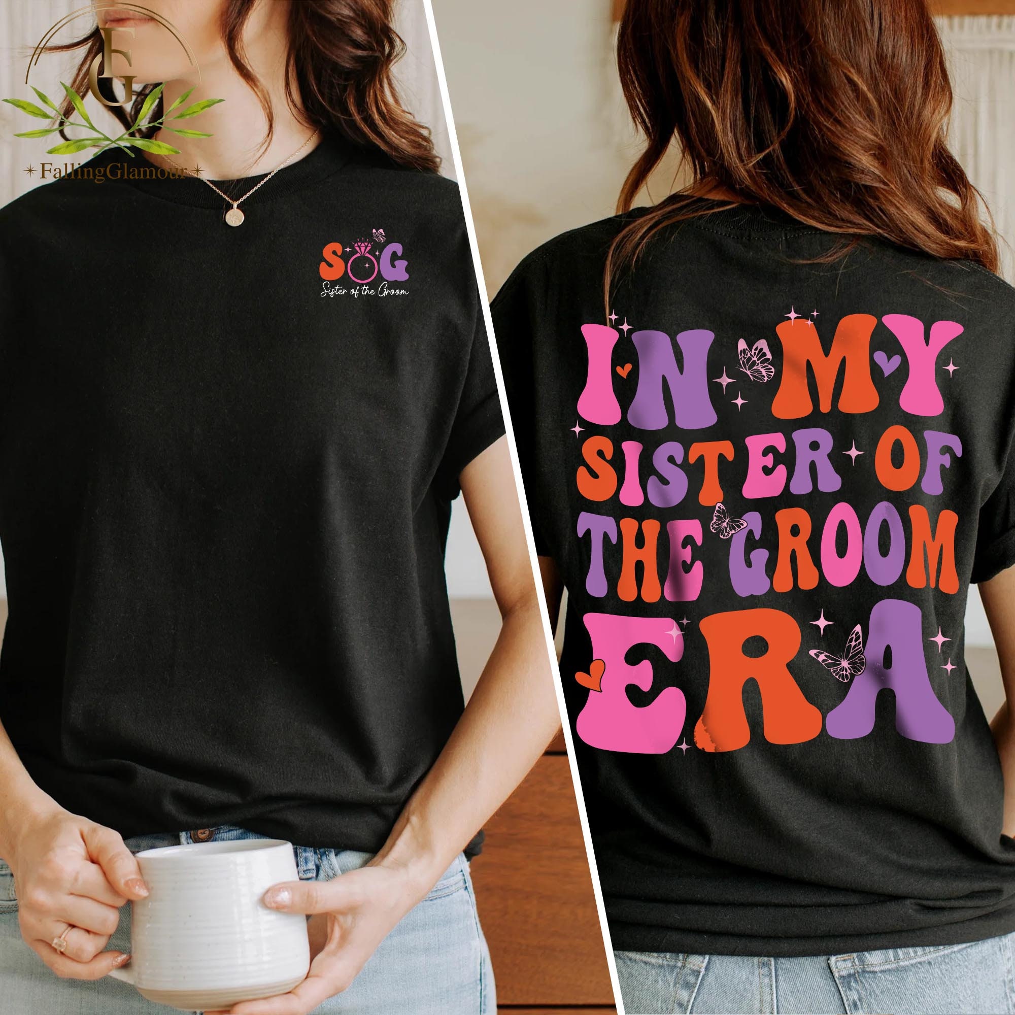 Sister of the Groom Shirt, Sister of Groom Gift, Sister Wedding Shirt ...