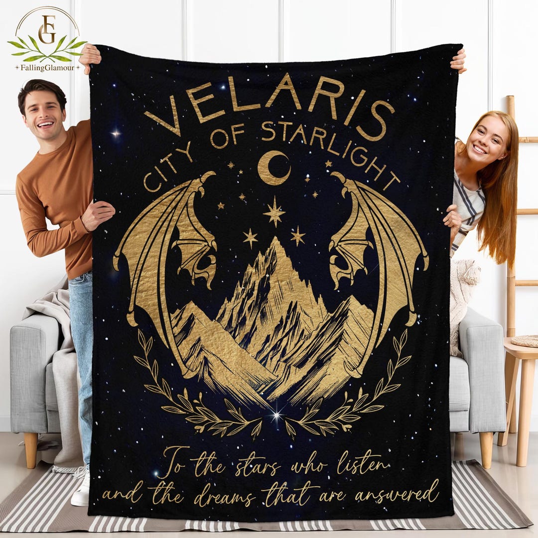 Velaris City of Starlight Blanket, Velaris Blanket, the Night Court ...
